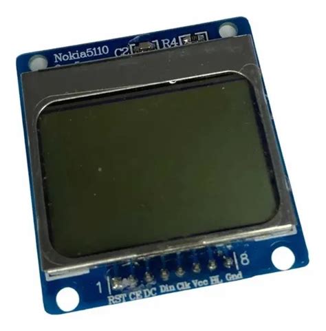 Display Lcd Grafico Nokia 5110 3310 Spi Arduino Pic Avr MercadoLibre