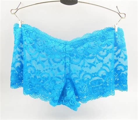 [1pcs] Lace Seamless Underwear Women Boxers Ultra Thin Lady Plus Size