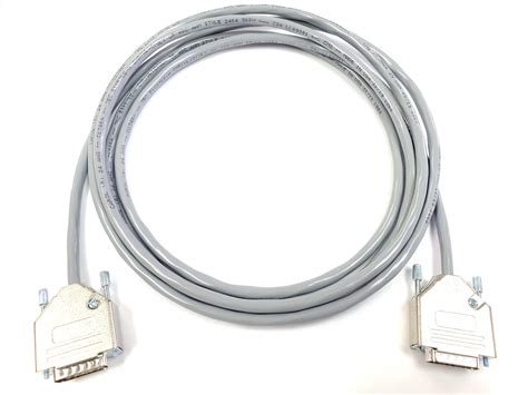 Db15 Male To Male All 15 Wires Connected 24 Awg Pvc Jacket Gray