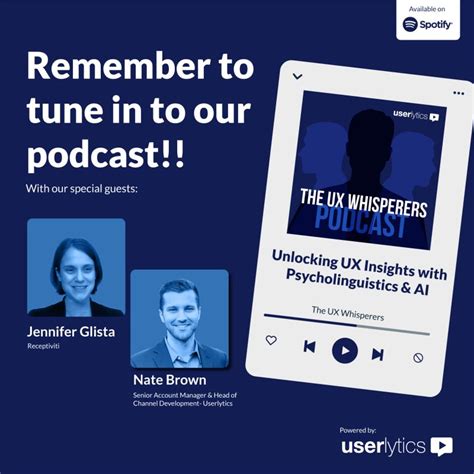 Userlytics On Linkedin Podcast Uxinsights Psycholinguistics Ai Userexperience…
