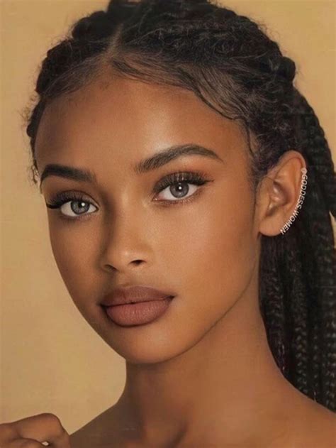Low Contrast Makeup Black Women Almond Eyes Black Women Hazel Eyes