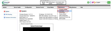 How To Reset Ipmi Bmc Baseboard Management Controller Syneto