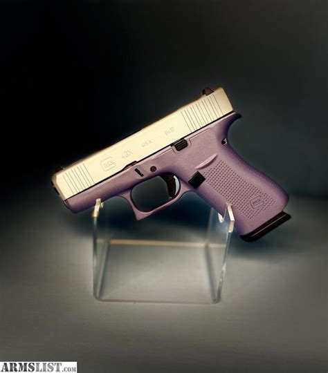 Armslist For Sale Glock 43x Orchid Satin Aluminum New