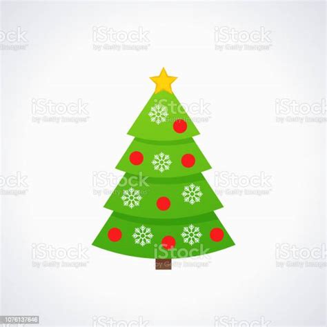 聖誕樹向量平面設計中的樹圖示向量圖形及更多pinaceae圖片 Pinaceae 一月 傳統 Istock