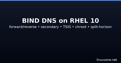 Chapter 13 Using Bind To Provide Dns Name Resolution Learn Linux The