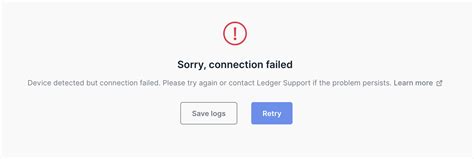 Device Detected But Connection Failed M1 Macbook Pro Rledgerwallet
