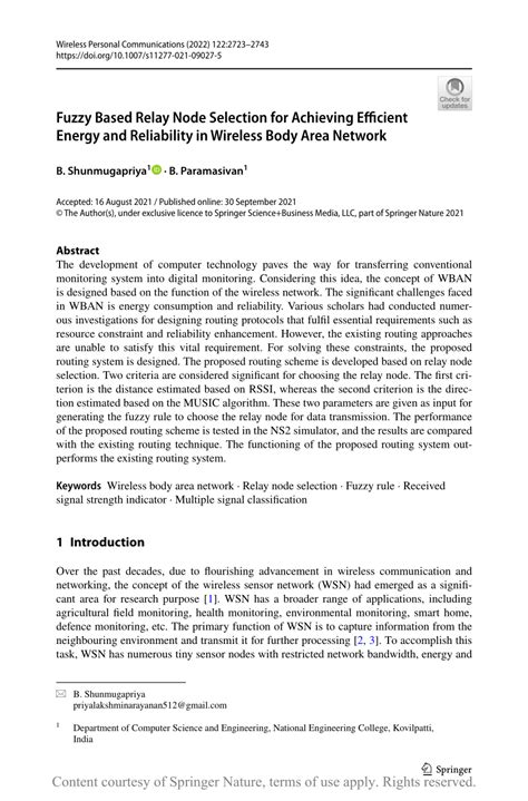 fuzzy based relay node selection for achieving efficient energy and