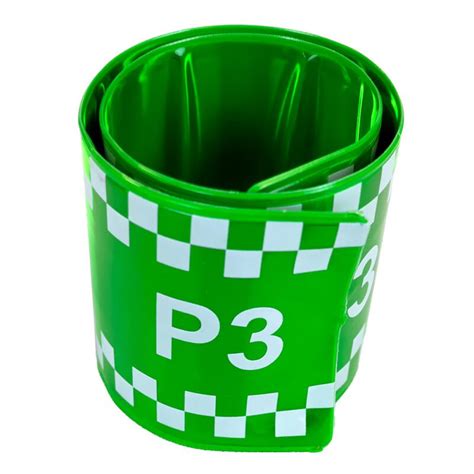 Ten Second Triage Slap Bands 300mm X 50mm Green P3 Aero Healthcare Uk