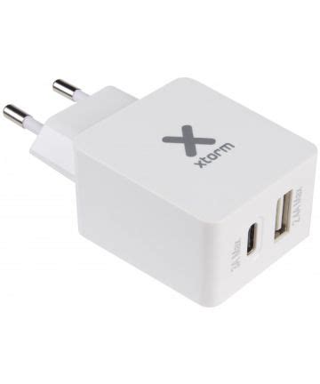 Xtorm Fast Charge Oplader USB En USB C 3A Wit GSMpunt Nl