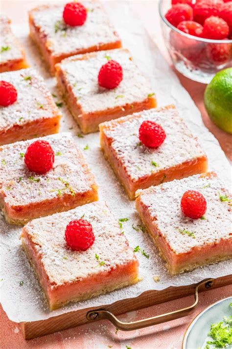 Raspberry Lime Bar Recipe
