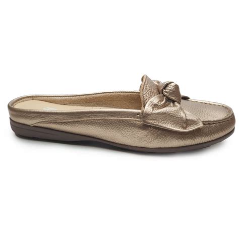 Globo Womens Gosford Gold Slip On Shoes