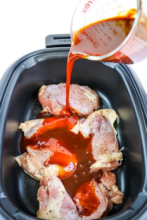Slow Cooker Shredded Bbq Chicken Delightful E Made