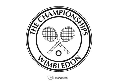 Logo Wimbledon Grand Slam Dibujo 2147 Dibujalia