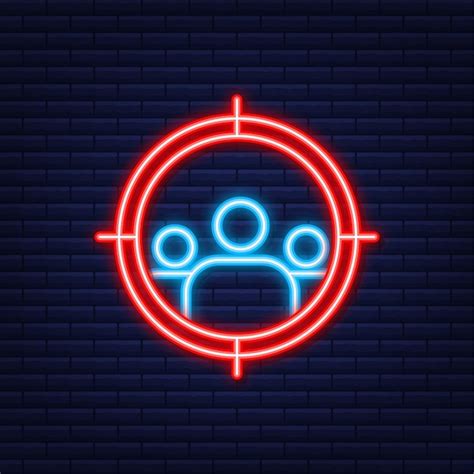 고객 관계 관리 개념입니다 고객과의 작업에 대한 데이터 구성 Crm 네온 스타일 벡터 일러스트 레이 션 프리미엄 벡터