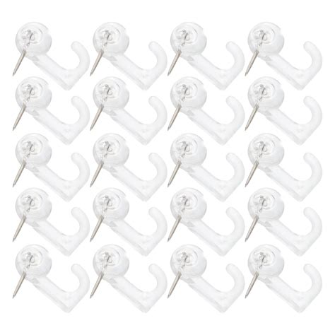 50 Pcs Hook Pushpin Multi Purpose Flat Thumb Tacks Diy Metal Clothes