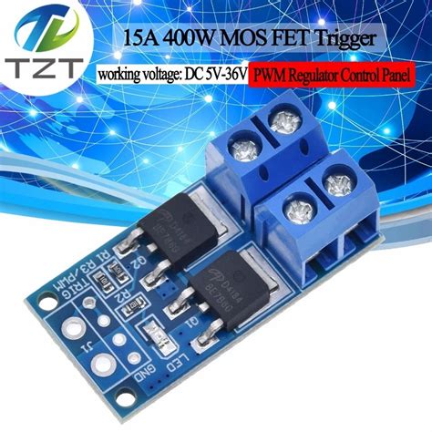 15a 400w Mos Fet Trigger Switch Drive Module Dc 5v 36v Pwm Regulator