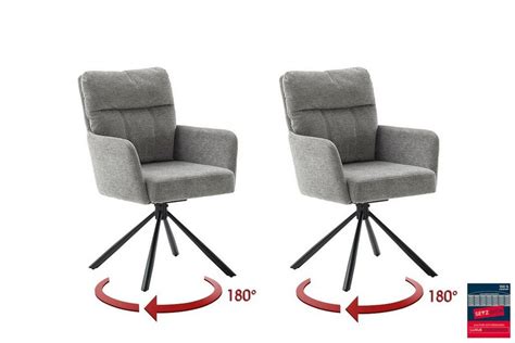 Freiraum Armlehnstuhl Utica 2 Er Set 2 Er Set In Grau Polyester