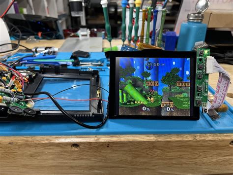 Gamecube Interact Mobile Monitor Screen Upgrade Original Screen Had Two White Lines And Looked