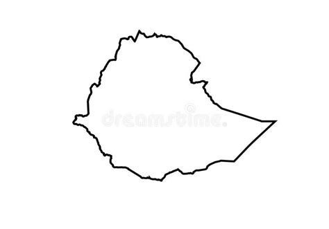 埃塞俄比亚地图国家形状 向量例证 插画 包括有 图象 形状 颜色 政治 地理 投反对票 详细资料 181355302