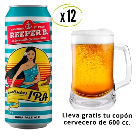 Reeper B Cerveza Exotisches Ipa 500 Cc X12 Unidades Vinos Acarané Licores Venta Online