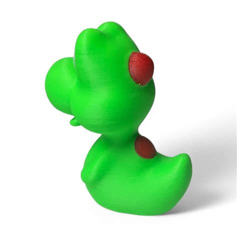 Yoshi Inspired Duck Green Dino Gamer Collectible Toy Myjeepduck