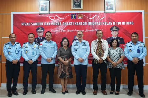 Kakanwil Kemenkumham Sulut Hadiri Pisah Sambut Di Kantor Imigrasi