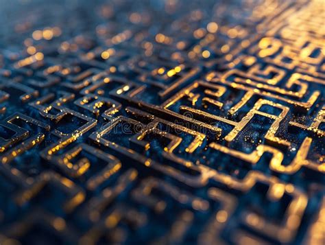 Data Encryption Abstract Background With Digital Technology Theme Stock Illustration