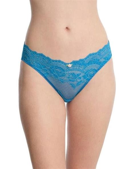 Skarlett Blue Unveil Lace Bikini In Blue Lyst