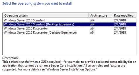 Switch From Windows Server 2016 Core To Gui