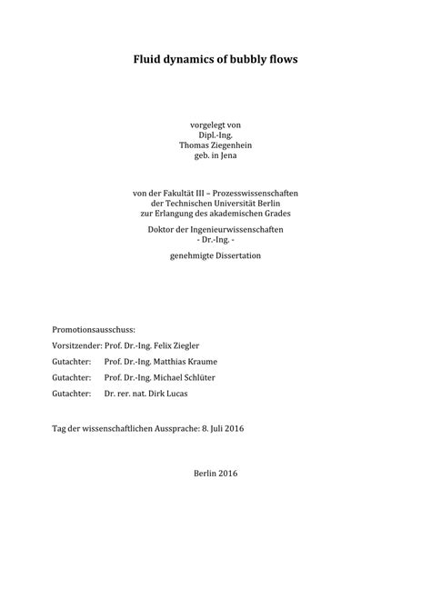 Pdf Fluid Dynamics Of Bubbly Flows