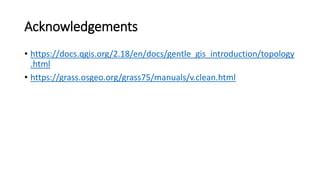 Topology Errors And Cleaning PPTX