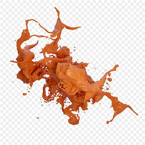 Liquid Splash 3d Images Hd Orange 3d Liquid Splash Realistic 3dliquid