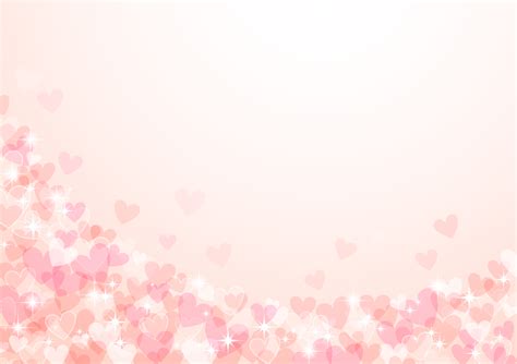 フリーイラスト 積もったハートの背景 フリーイラスト イラスト フリー