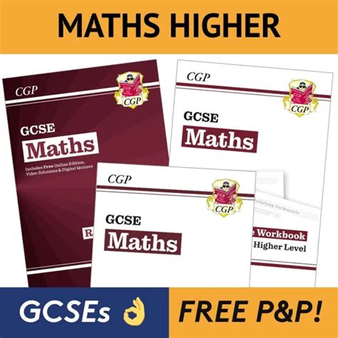 Gcse Maths Revision Guide Books Bundle 2025 Higher Level With Answers
