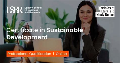 Certificate In Sustainable Development