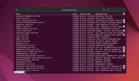 How To List Linux Services With The Systemctl Command