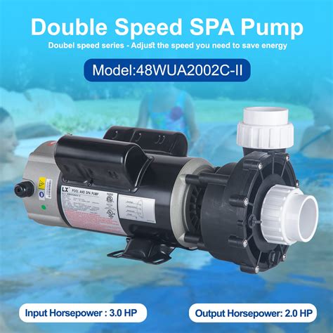 Lingxiao Spa Pump 3hp Hot Tub Pump 2 Speed Lx Spa