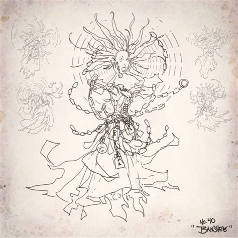 “the Banshee” Drawing Process Video Muddy Colors