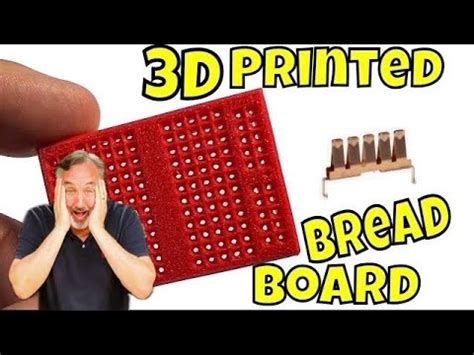 3d Print Your Own Electronics Breadboard Youtube