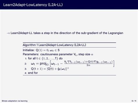 Online Learning For Low Latency Streaming Ppt