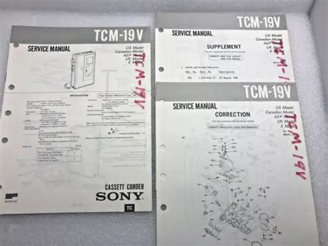 Sony Wm 702 Wm F702 Service Manual Walkman Cassette Radio Service