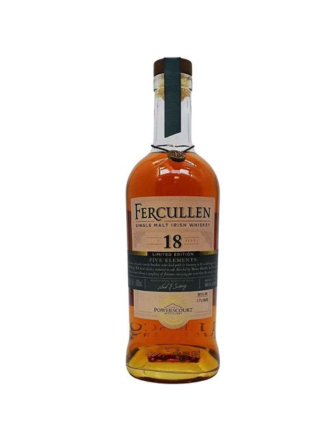 Fercullen 18 Year Old Five Elements Single Malt Whiskey Bidders