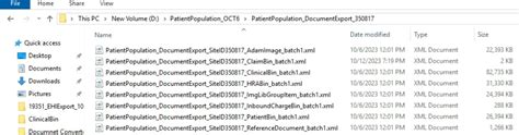 Prime Suite Patient Population Export Structure And Schemaa
