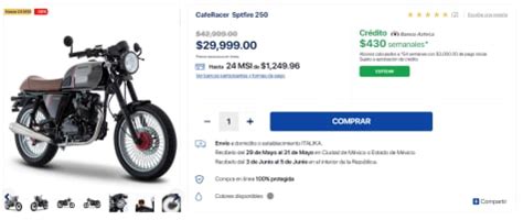 Motocicleta Italika Sptfire Por