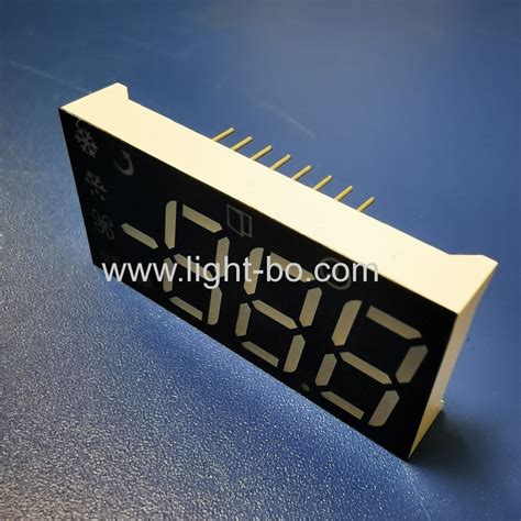 Customized Multicolour Triple Digit 7 Segment Led Display Module For Refrigerator Control Panel