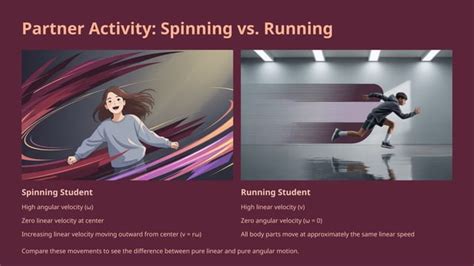 Connecting Linear And Angular Quantities In Human Movementpptx