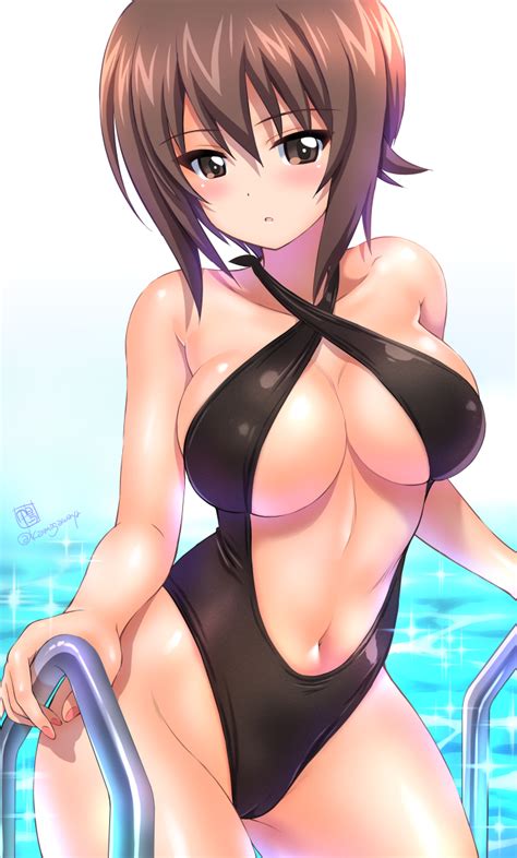 Nishizumi Maho Girls Und Panzer Drawn By Kamogawatanuki Danbooru