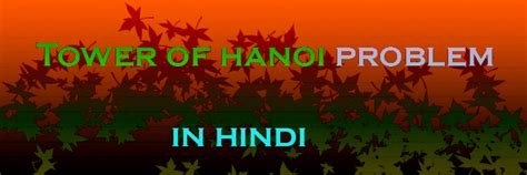 Tower Of Hanoi In Data Structure In Hindi A Theory