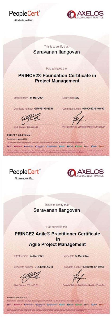 Prince2 Agile Certified Freelancer