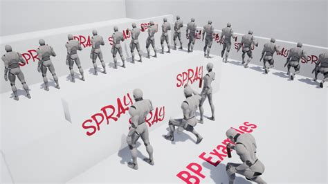 Spray Painting Animations Unreal Engine Asset